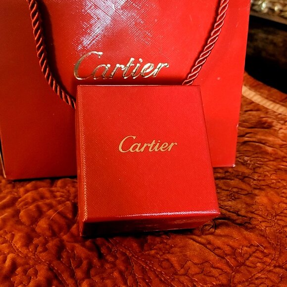 Cartier | Storage & Organization | Cartier Red Ring Empty Box 3x3 Plus ...